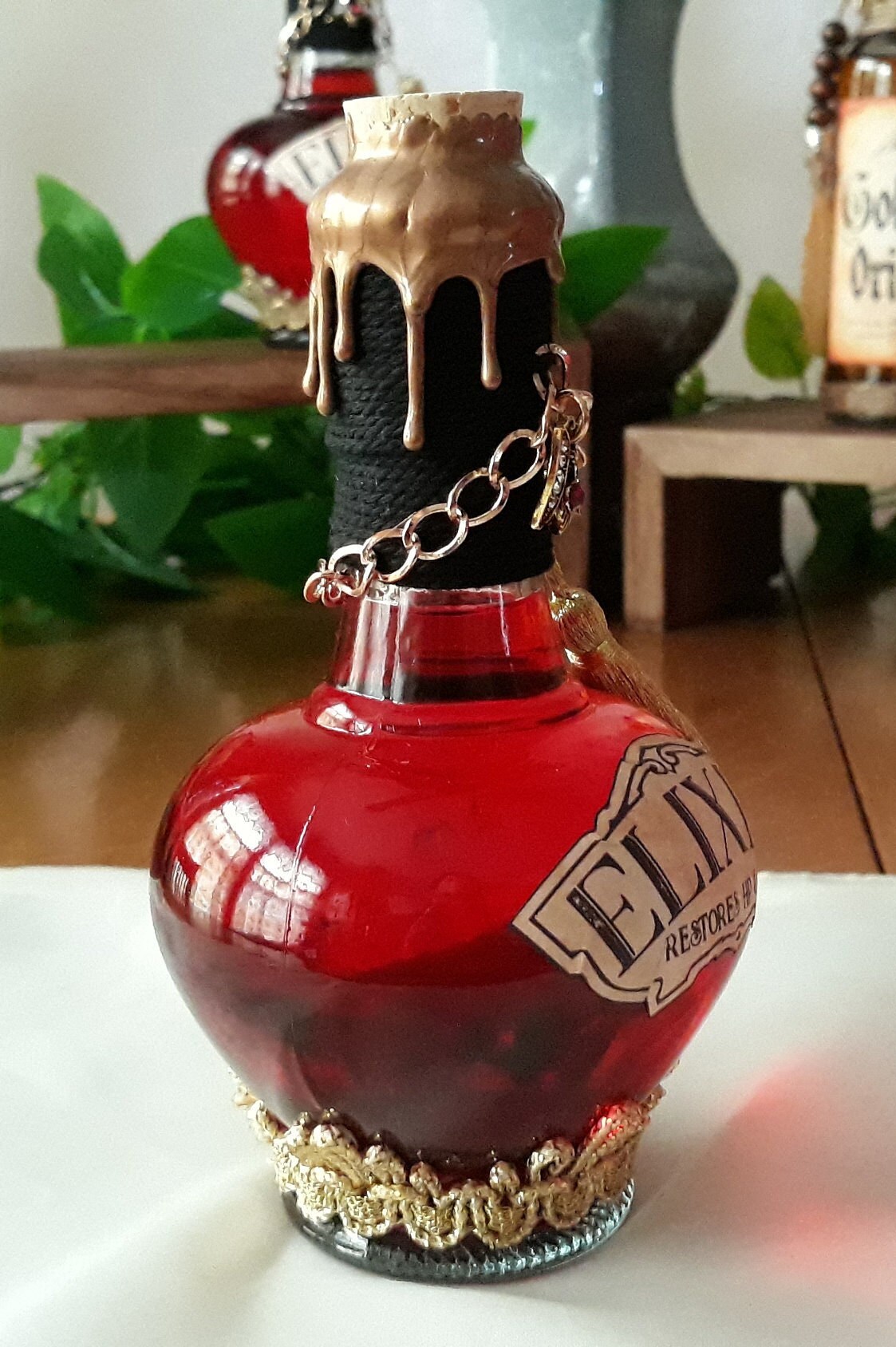 FINAL FANTASY Inspired ELIXIR Potion Bottle With Magical | Etsy