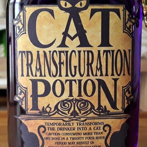 Cat Transfiguration Potion, an Interactive Decorative Magic Potion ...