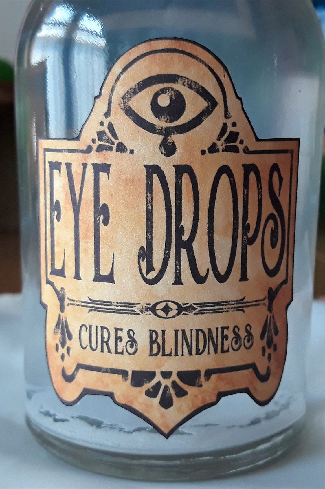 Final Fantasy Inspired EYE DROPS Potion Bottle With Magical - Etsy