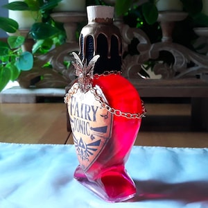 The Legend of Zelda FAIRY TONIC Potion Bottle With Magical Swirling ...