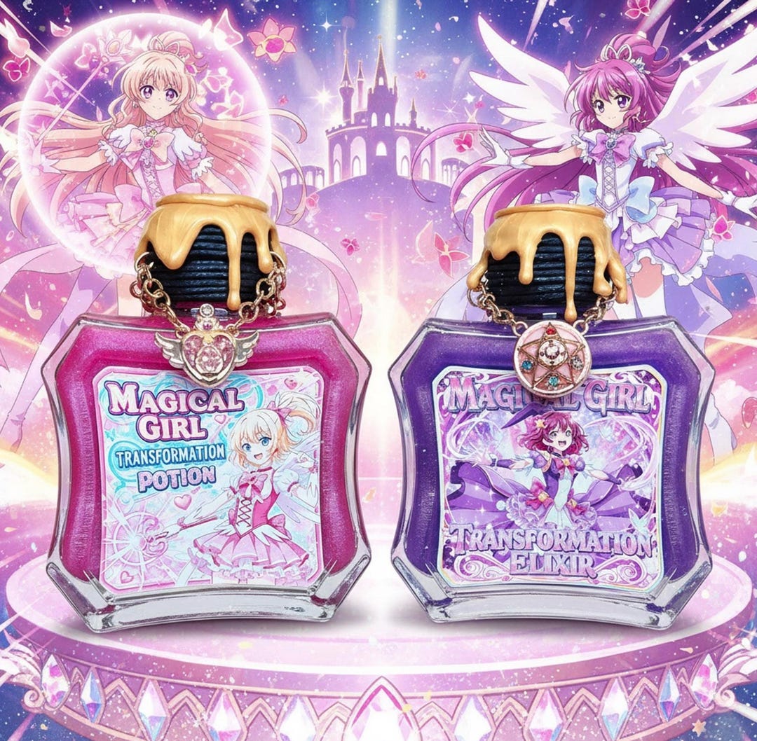 Magical Girl Transformation Potion and Elixir Anime Inspired ...