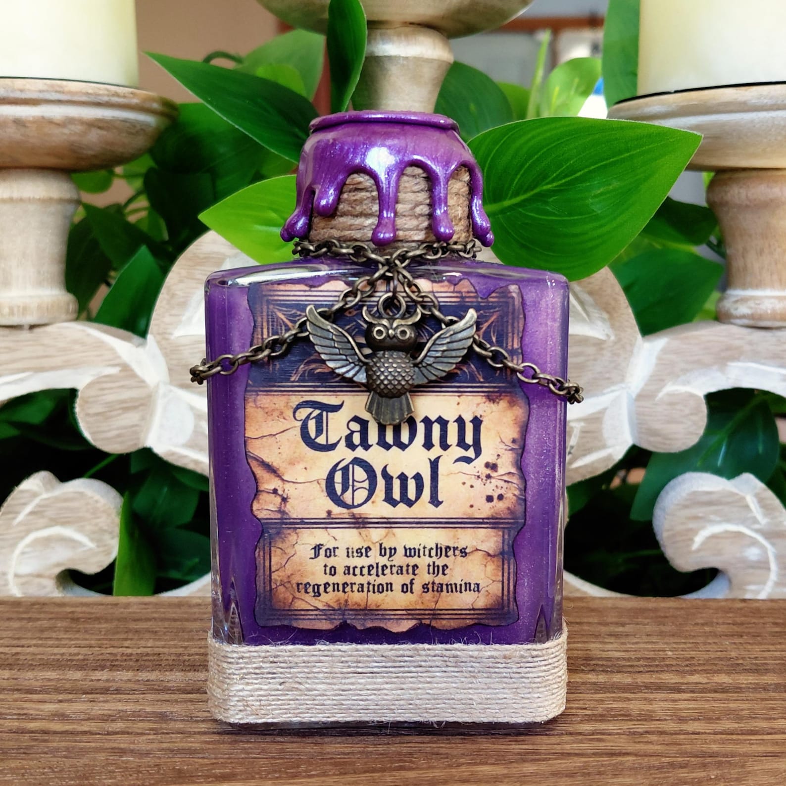 The Witcher TAWNY OWL Decorative Interactive Magic Potion Bottle With ...