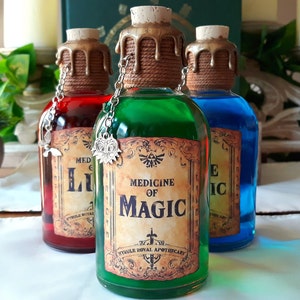 The Legend of Zelda Red, Green and Blue 3 Potion Bundle Inspired by the ...