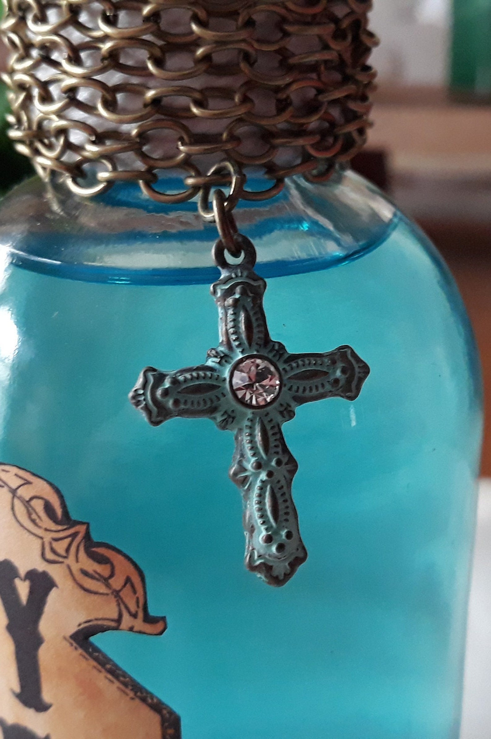 Final Fantasy Inspired HOLY WATER Potion Bottle With Magical | Etsy