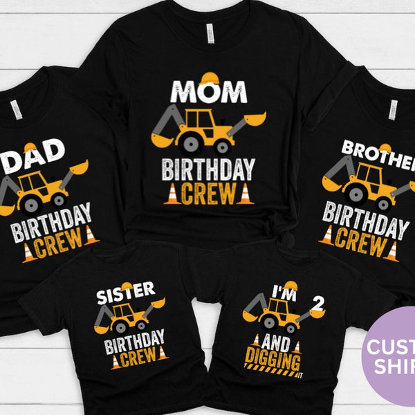 Construction Birthday Shirt - Etsy