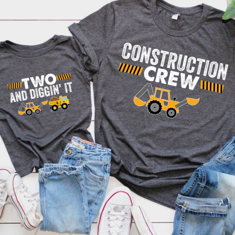 Construction Crew Shirt - Etsy
