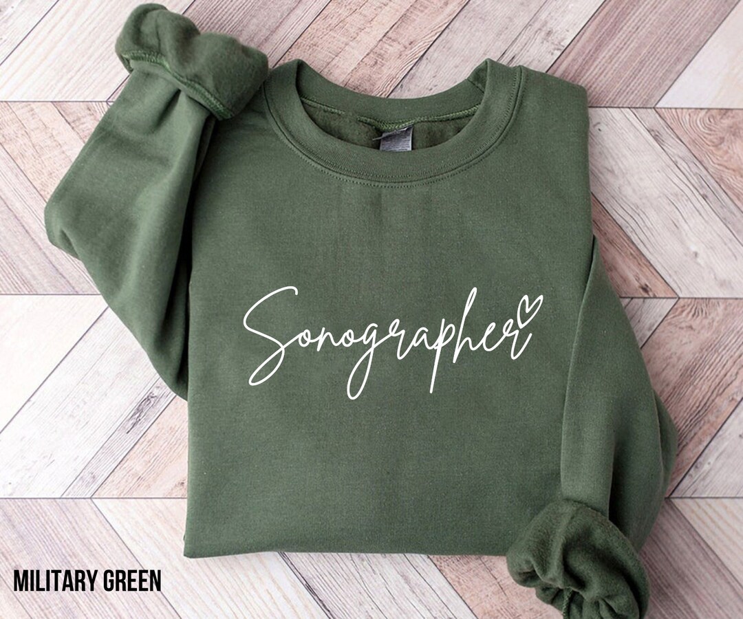 Sonographer Sweatshirt, Ultrasound Technologist Sweater, Sonography ...