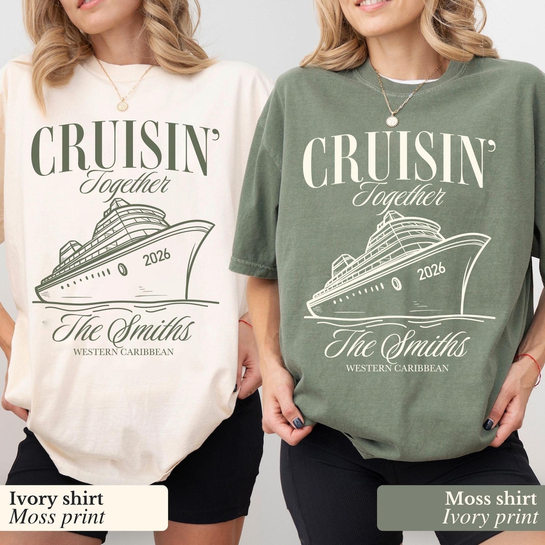 Custom Cruise Shirt Comfort Colors Personalized Cruise Matching Cruise ...