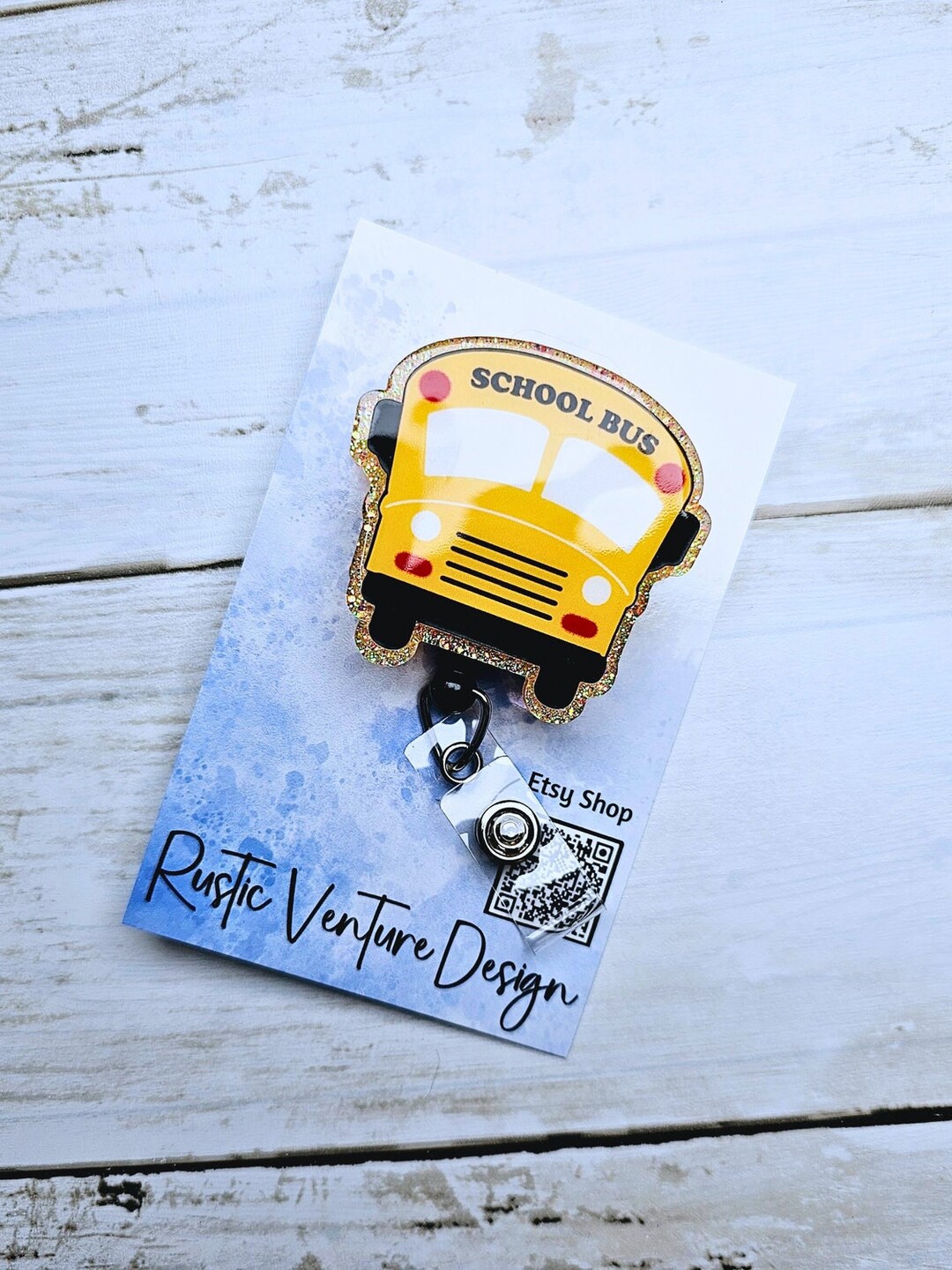 School Bus Badge Reel, Bus Driver Id Holder, Bus Driver Lanyard - Etsy