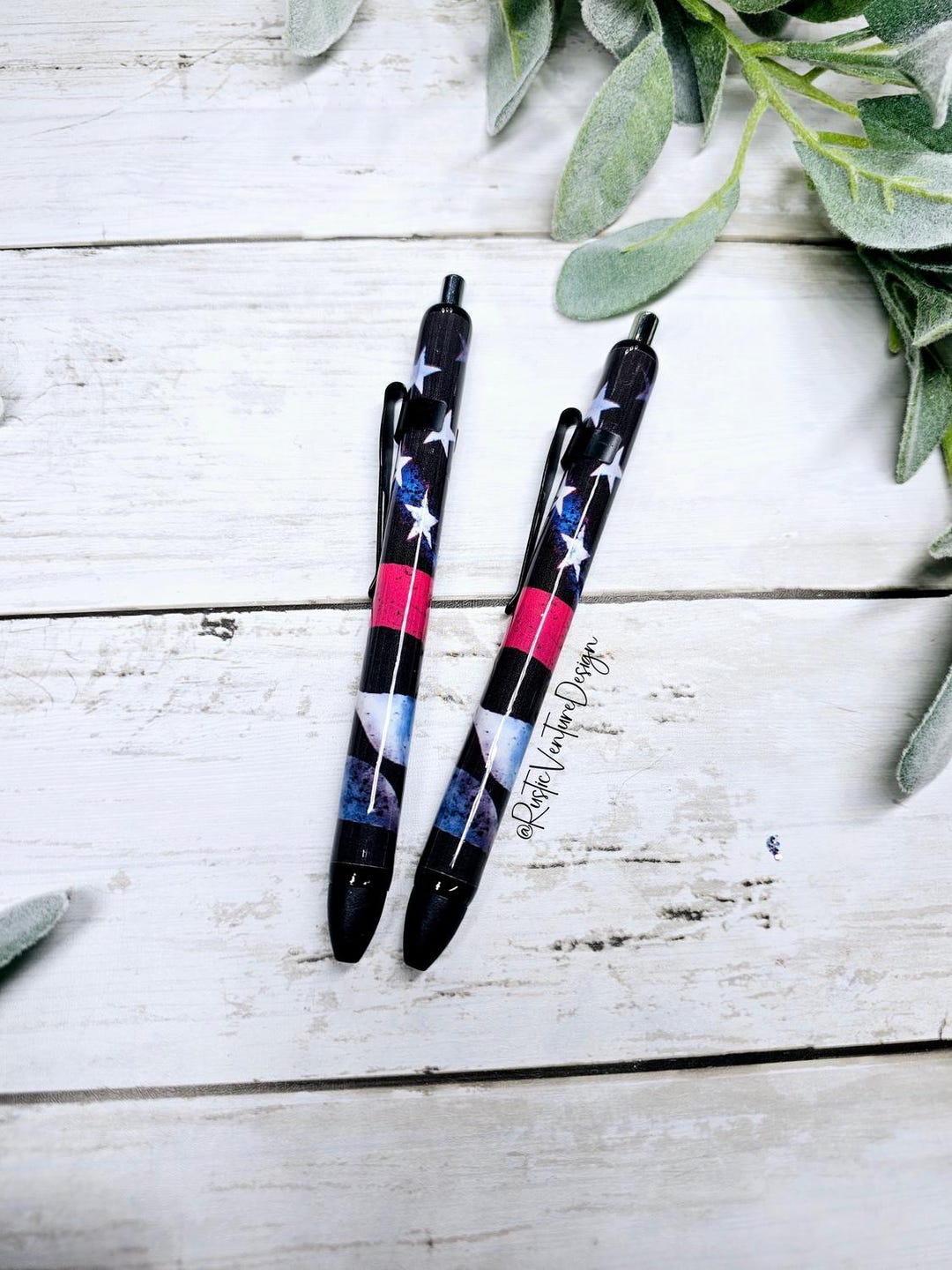 Thin Red Line Pen, Firefighter Resin Pen, Epoxy Pen, Refillable Pen ...