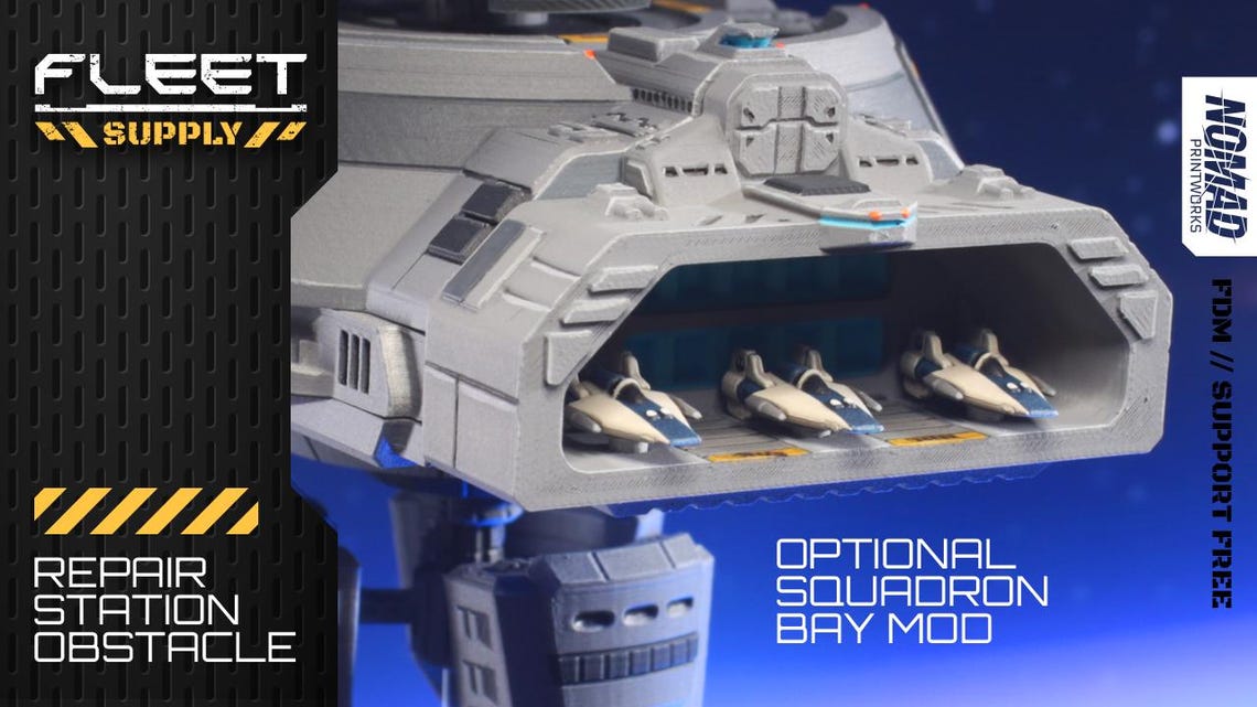 Repair Station Obstacle [STL] - Star Wars Armada - Etsy