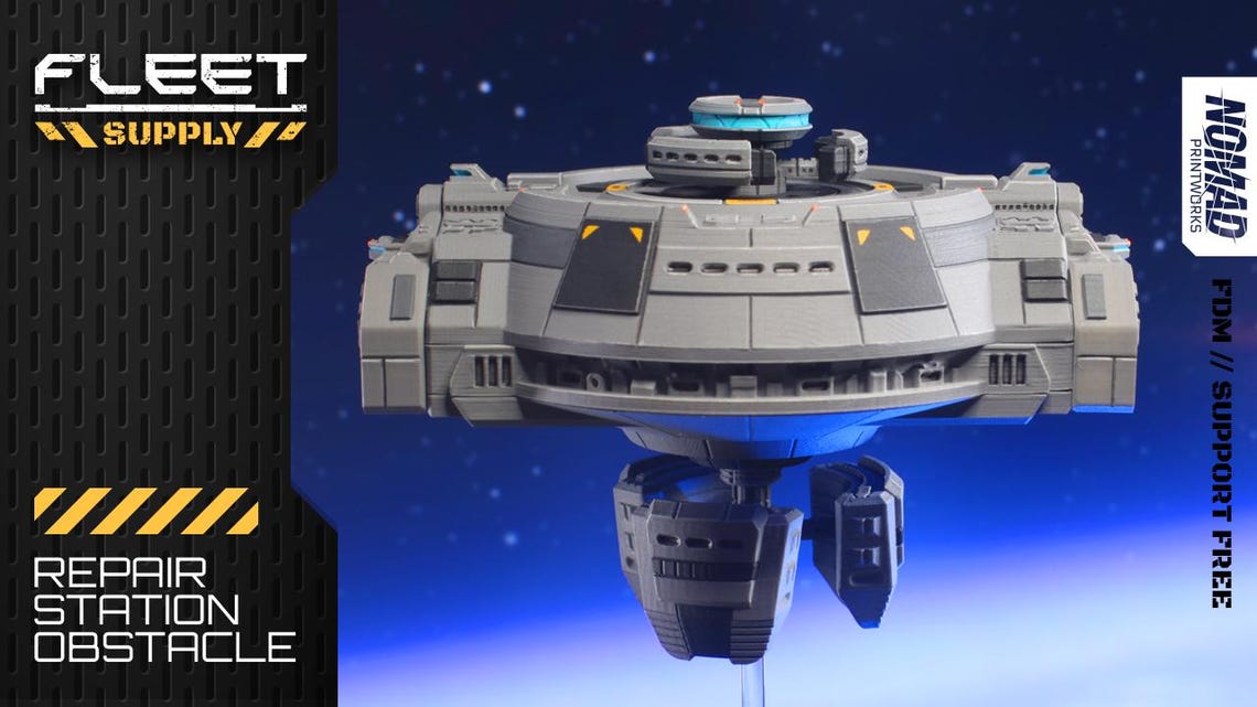 Repair Station Obstacle [STL] - Star Wars Armada - Etsy