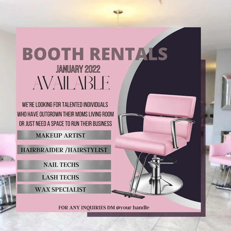 Salon Hiring Flyer - Etsy