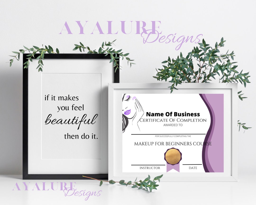 Graduation Certificate, Certificate of Completion Template, Editable ...