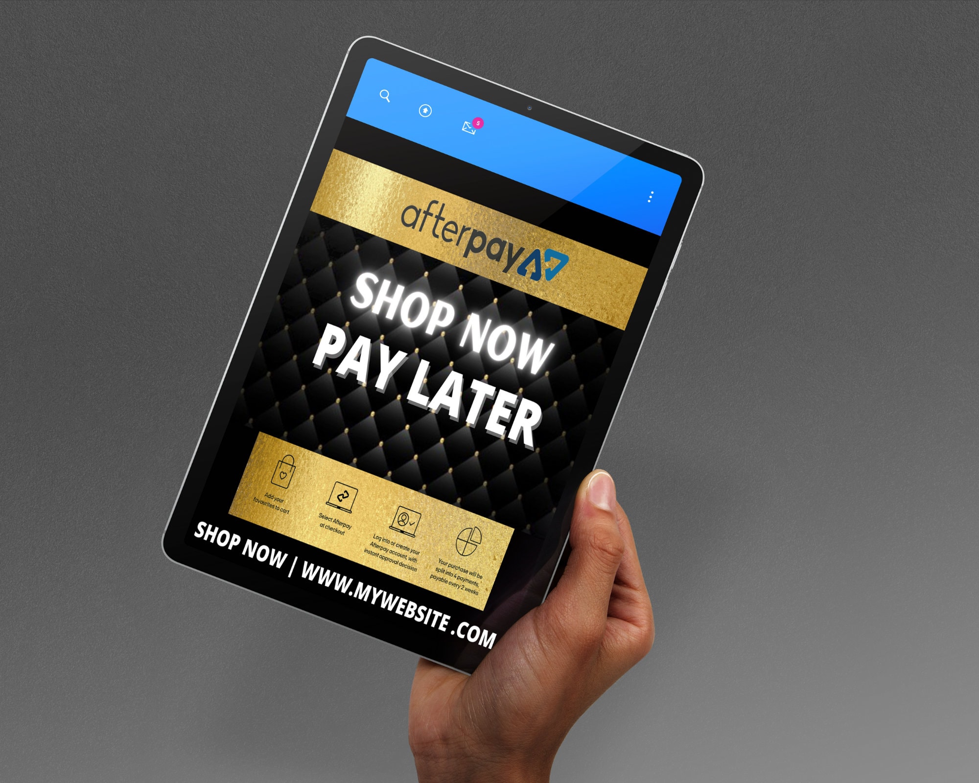 Afterpay Flyer, Social Media Flyer, Instagram Flyer, DIY Canva Template ...