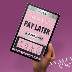 Afterpay Flyer, Social Media Flyer, Instagram Flyer, DIY Canva Template ...