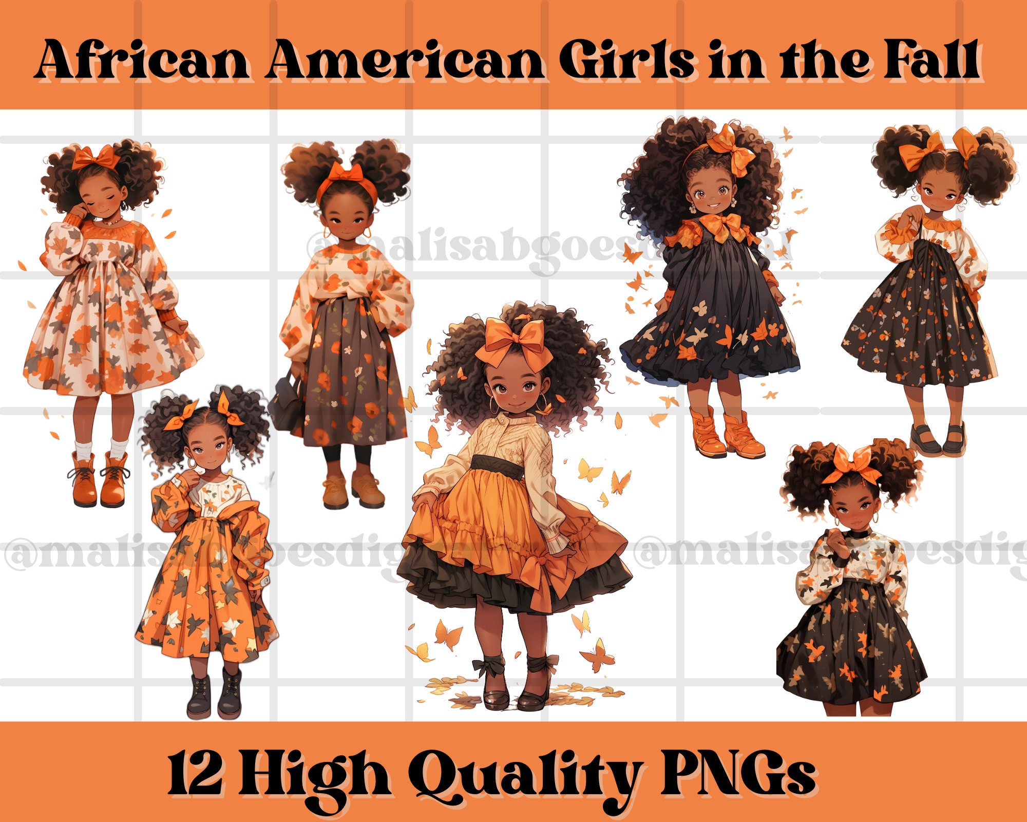 Little Black Girl Clipart PNG, Black Girl Clipart African American ...