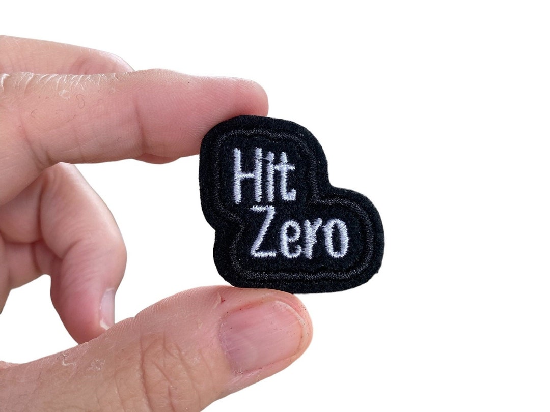 Hit Zero Cheerleading Patch: Iron-on Embroidery Award - Etsy