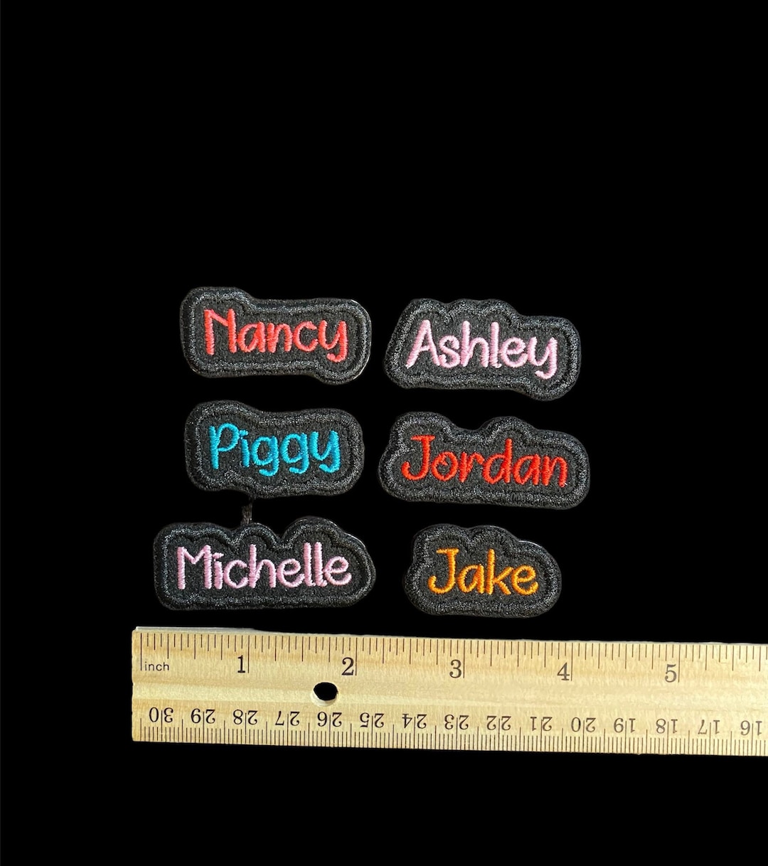 Iron on Name Patch: Custom Embroidered Bag Accessory - Etsy
