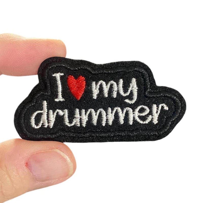 Drummers Iron on Patches - Etsy