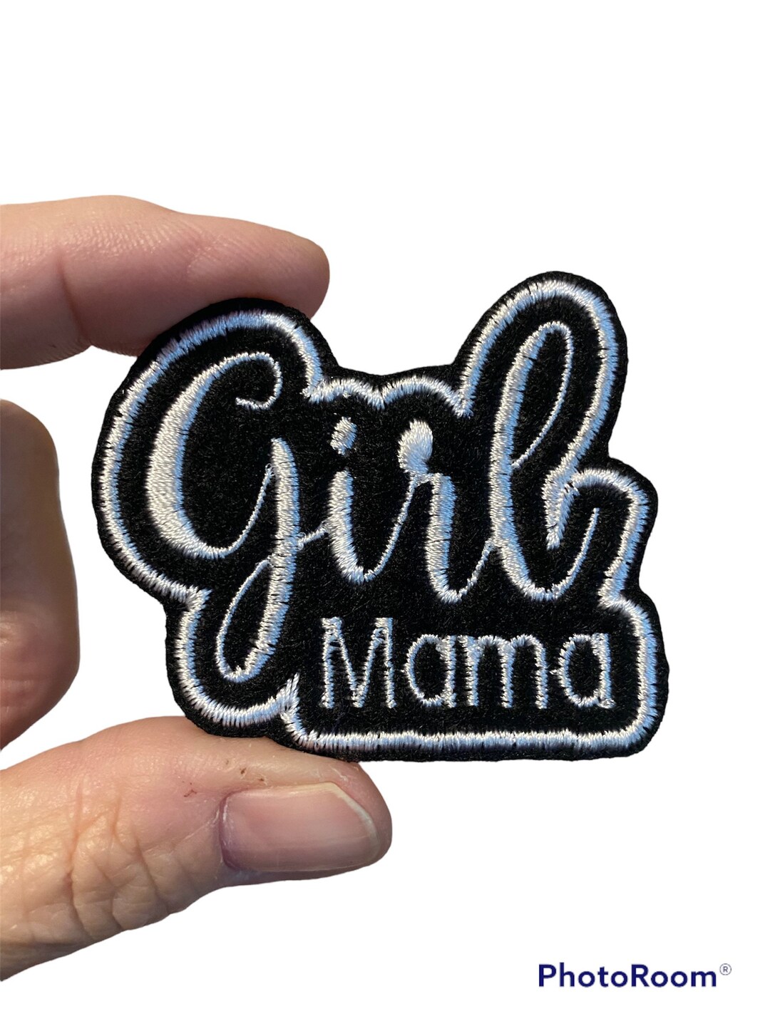 Girl Mama Embroidered Iron-on Patch - Etsy