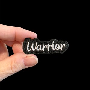 Warrior Embroidered Iron-on Patch - Etsy