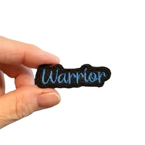 Warrior Embroidered Iron-on Patch - Etsy