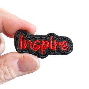Inspire Embroidered Iron-on Patch - Etsy