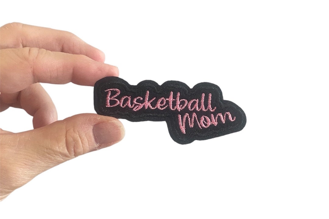Basketball Mom Embroidered Iron-on Patch - Etsy