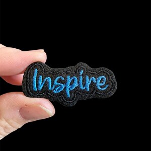 Inspire Embroidered Iron-on Patch - Etsy