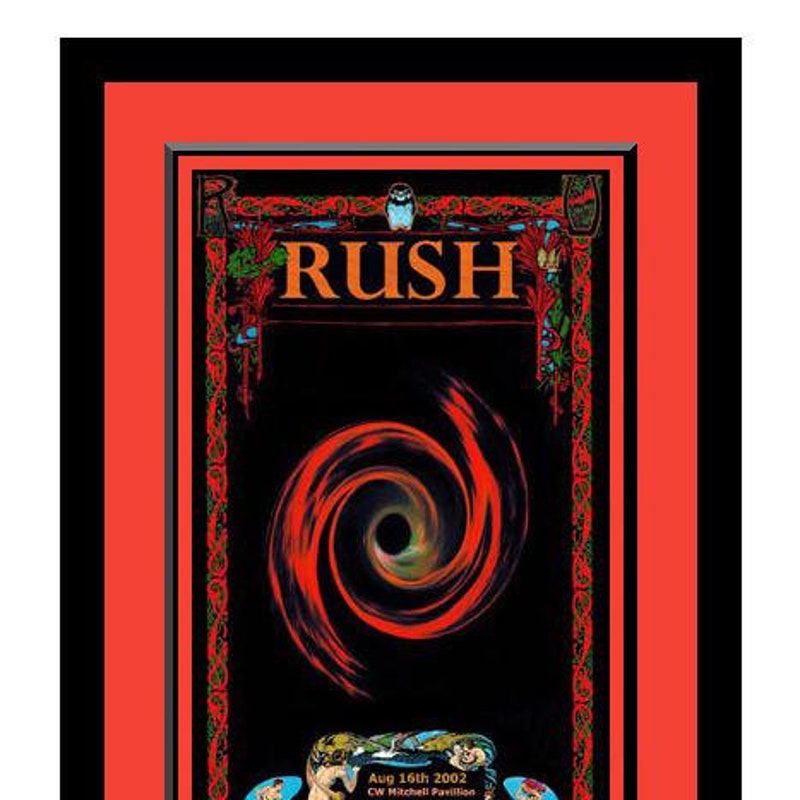 Rush Band Poster - Etsy