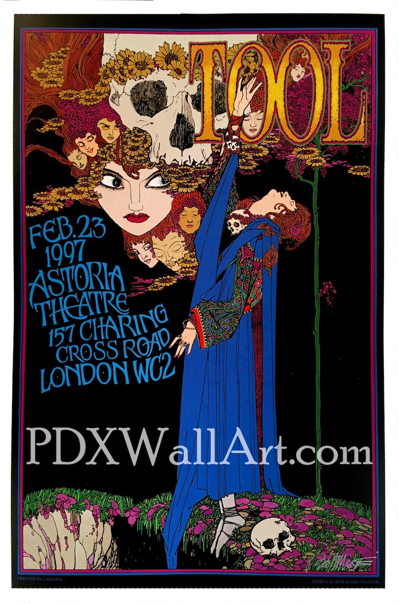 Moe Red Rocks Art Nouveau Concert Poster Reprint 12 1/2 X 24 - Etsy