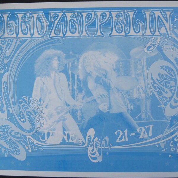 Led Zeppelin Concert Poster - Etsy
