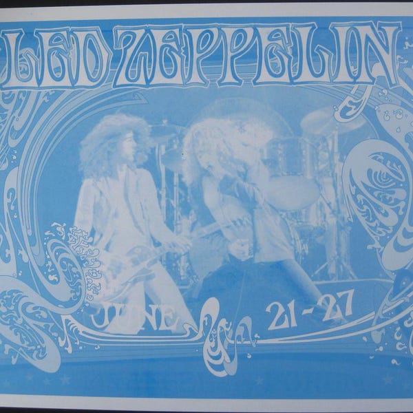 Led Zeppelin Poster - Etsy UK