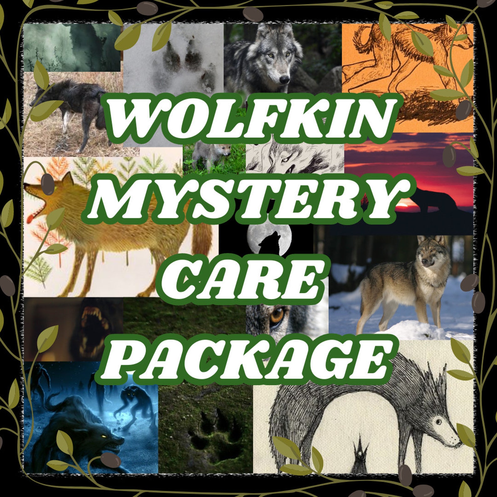 Wolf Werewolf Wolfkin Mystery Care Package Therian Otherkin - Etsy