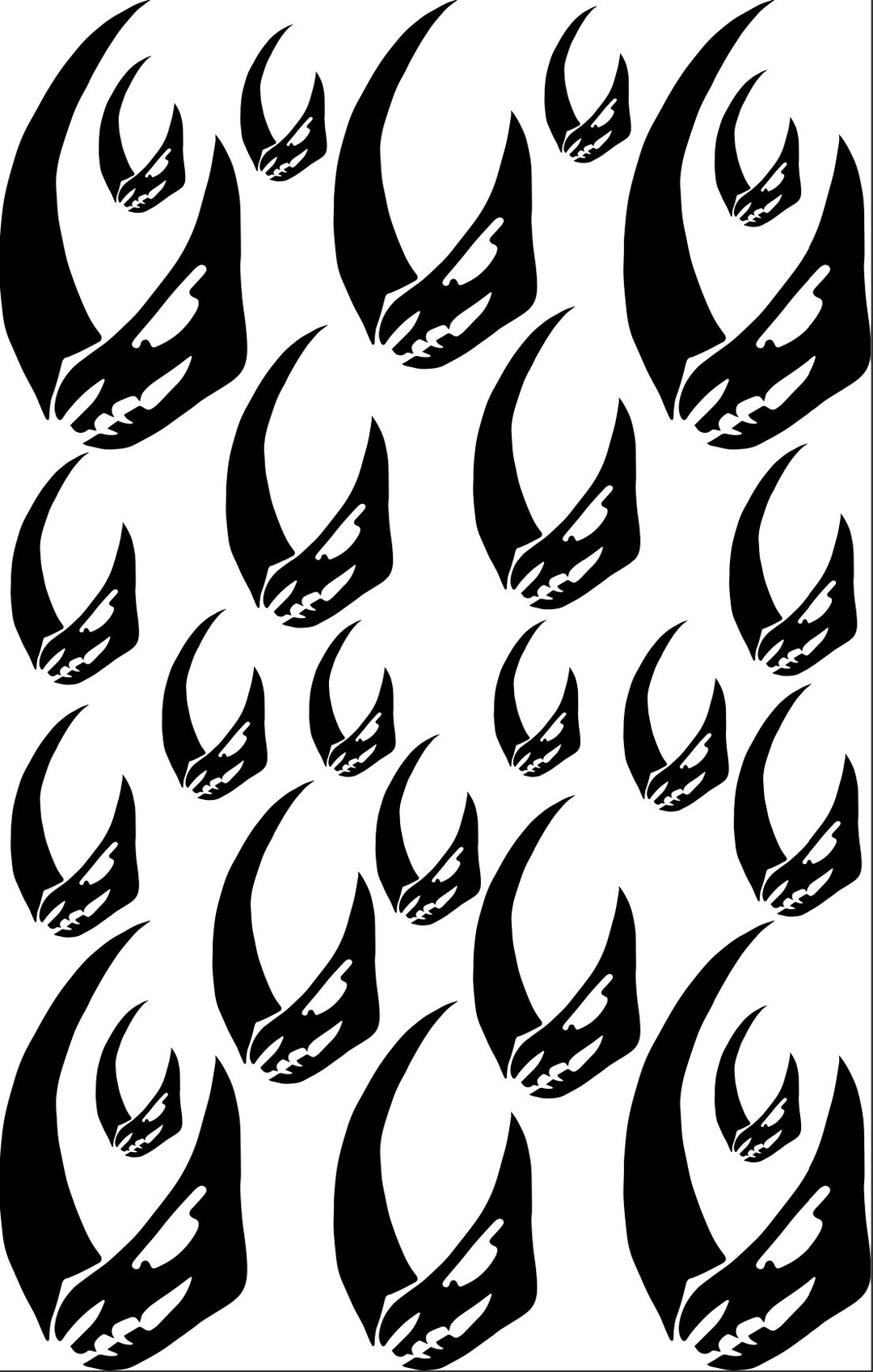 Mud Horn | Dinosaur Design | 7x11" Stencil Digital Download Vector File ...