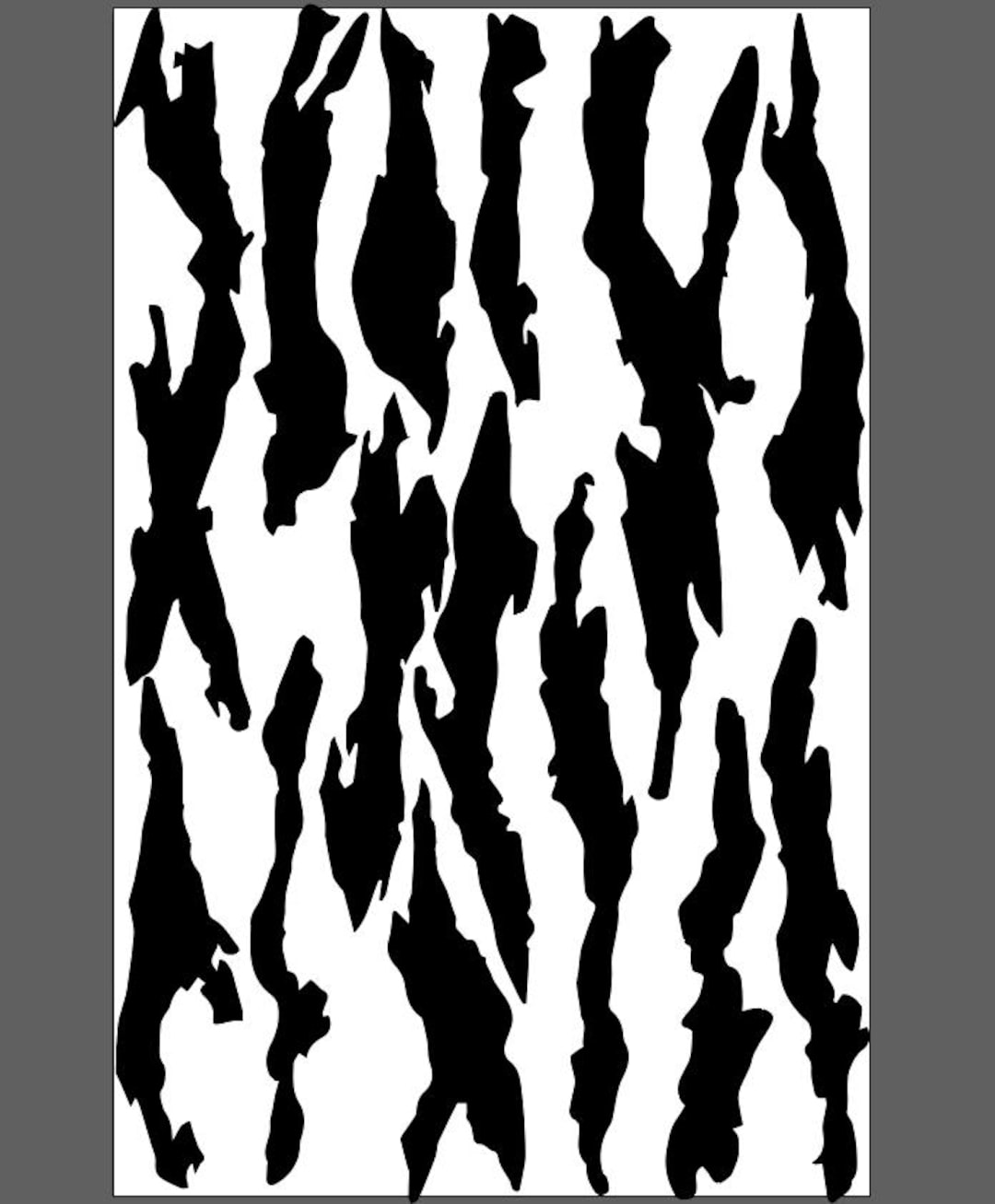Riptile Camo 7x11" Stencil Digital Download Vector File - Etsy