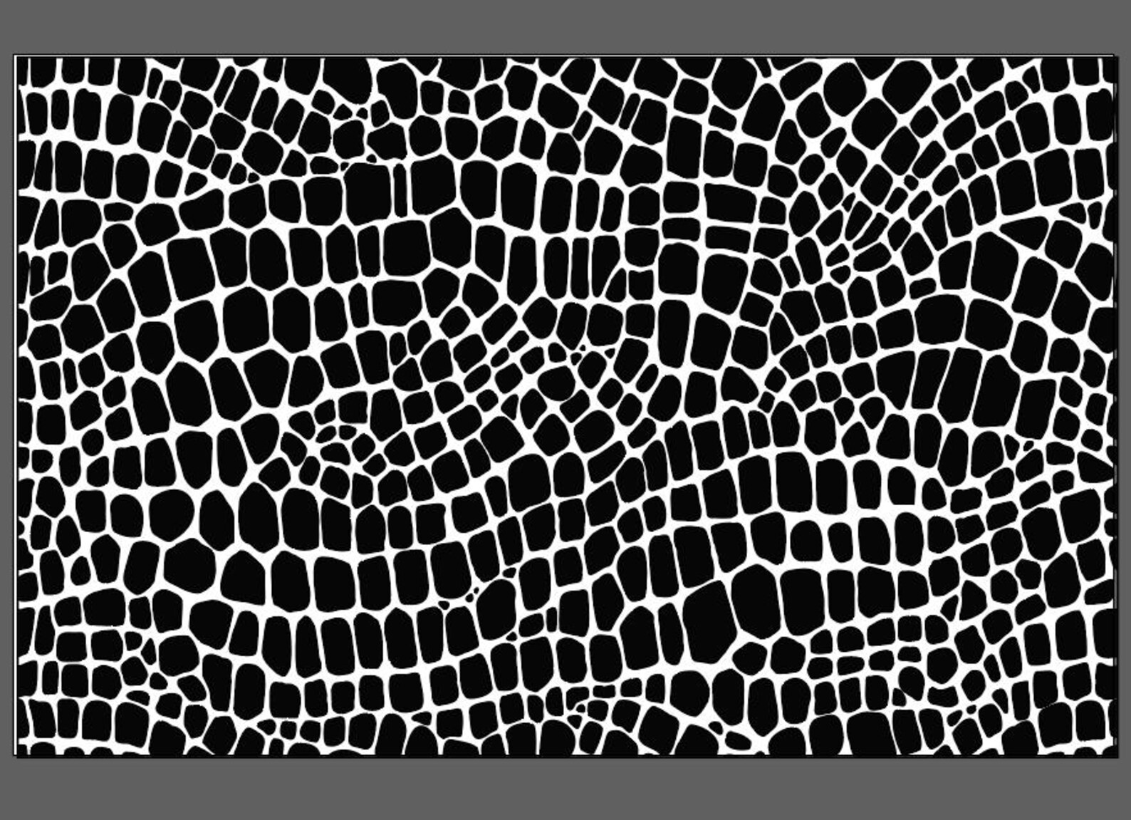 Gator Skin 7x11" Stencil Digital Download Vector File - Etsy