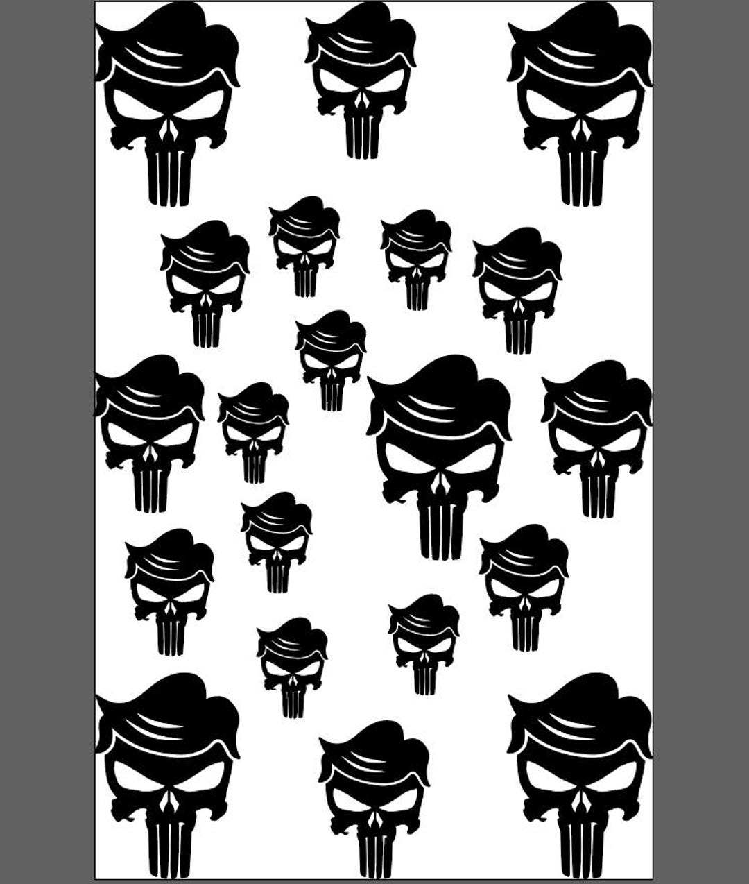 Trumpisher 7x11" Stencil Digital Download Vector File - Etsy