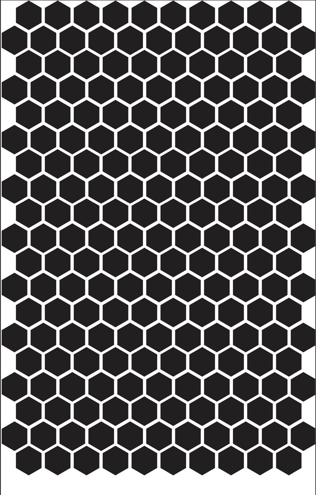 Honeycomb Design No.2 Stencil 7x11" Digital Download Vector File - Etsy