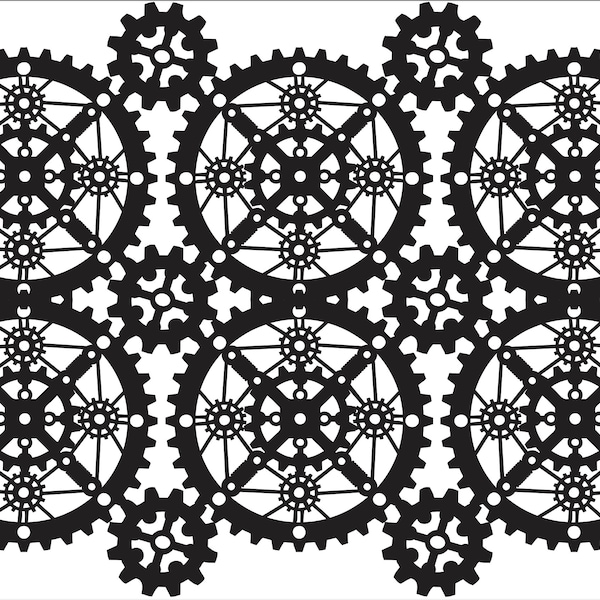 Steampunk Stencil - Etsy