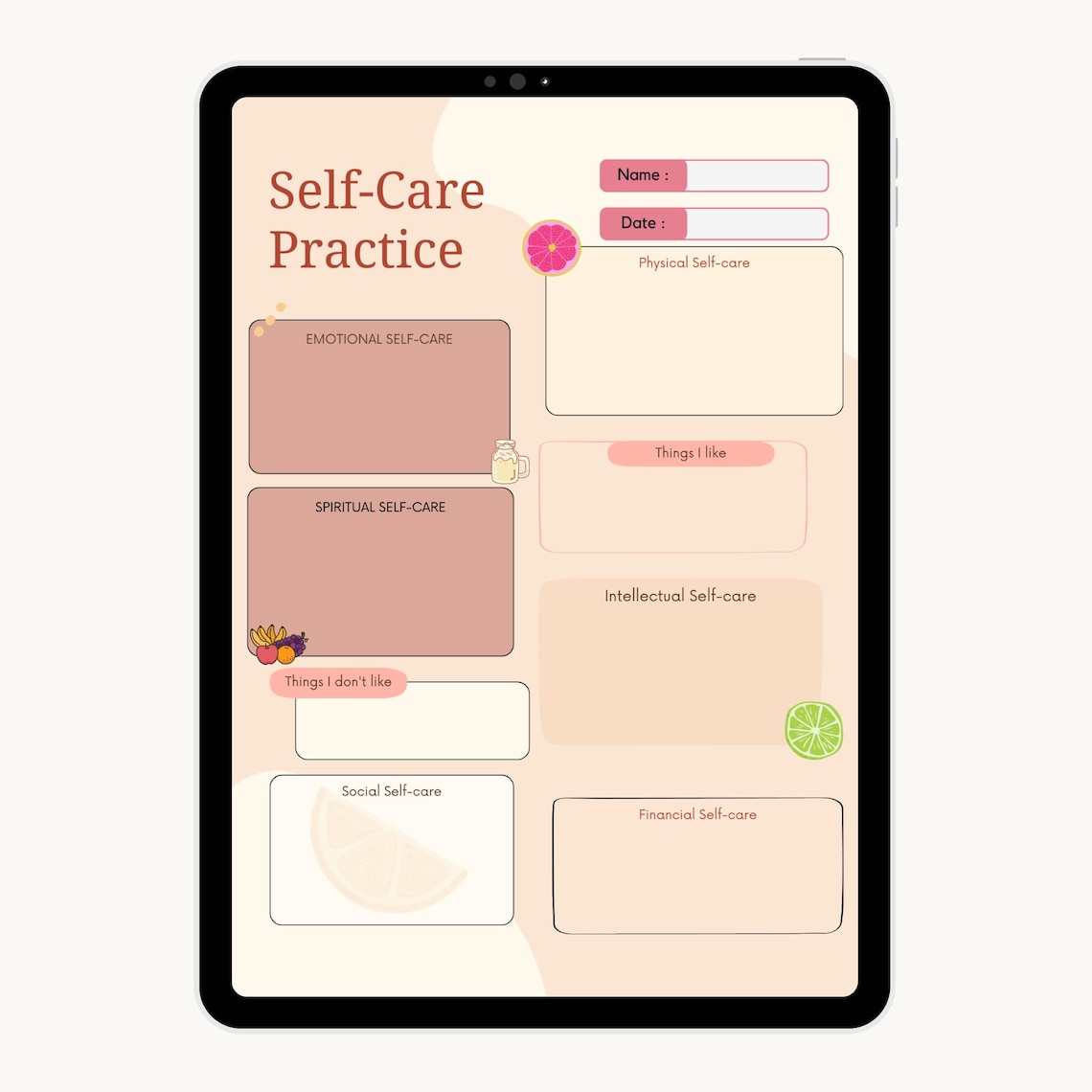 2025 Mental Health & Gratitude Journal Template | Editable Canva ...