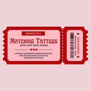 Personalized Love Coupon Template: Editable Printable Romantic Vouchers ...