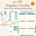 Pregnancy Planner Bundle - Printable Templates for First-time Moms ...