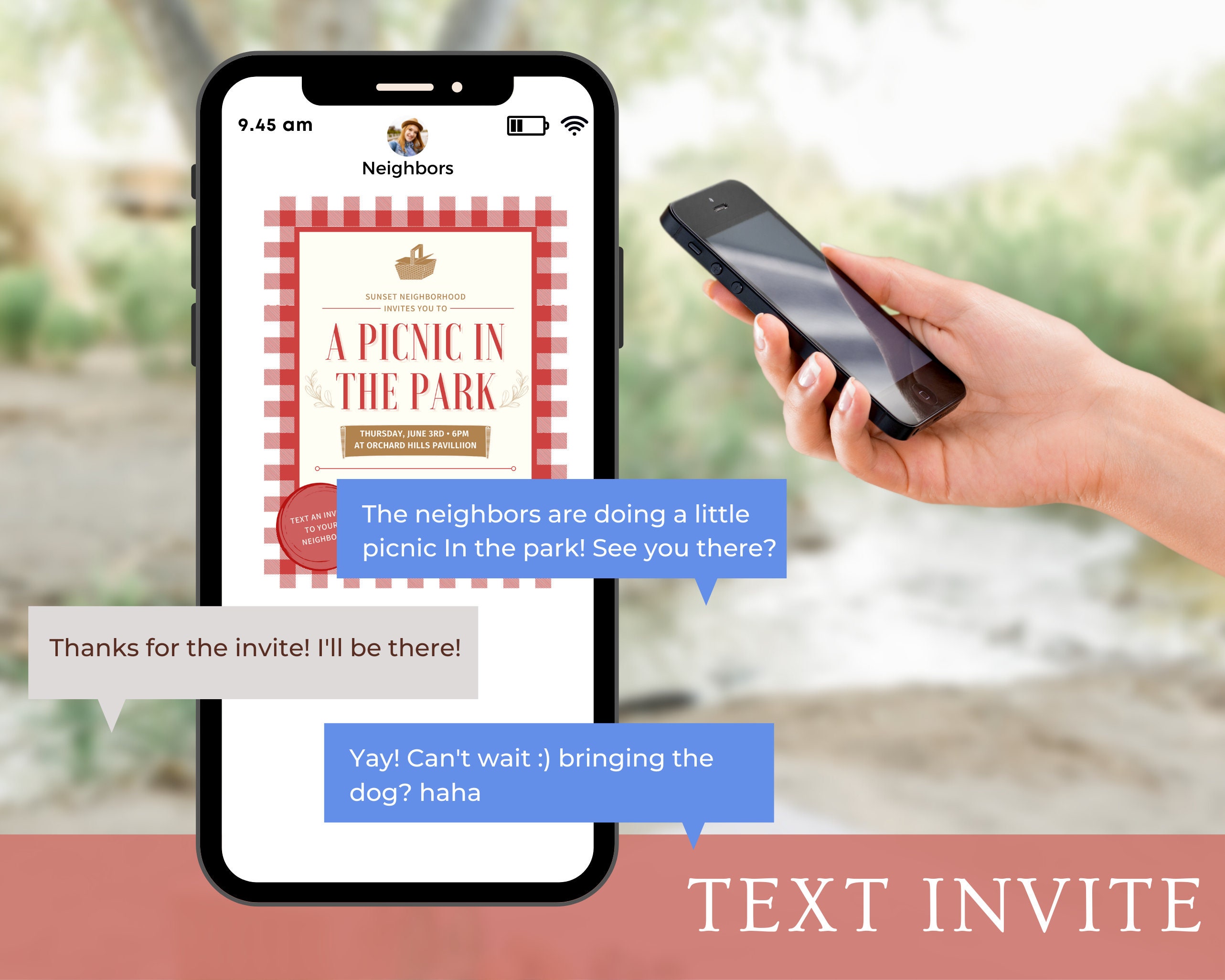 EDITABLE Neighborhood Block Party Invite, Bbq Picnic Summer Party ...