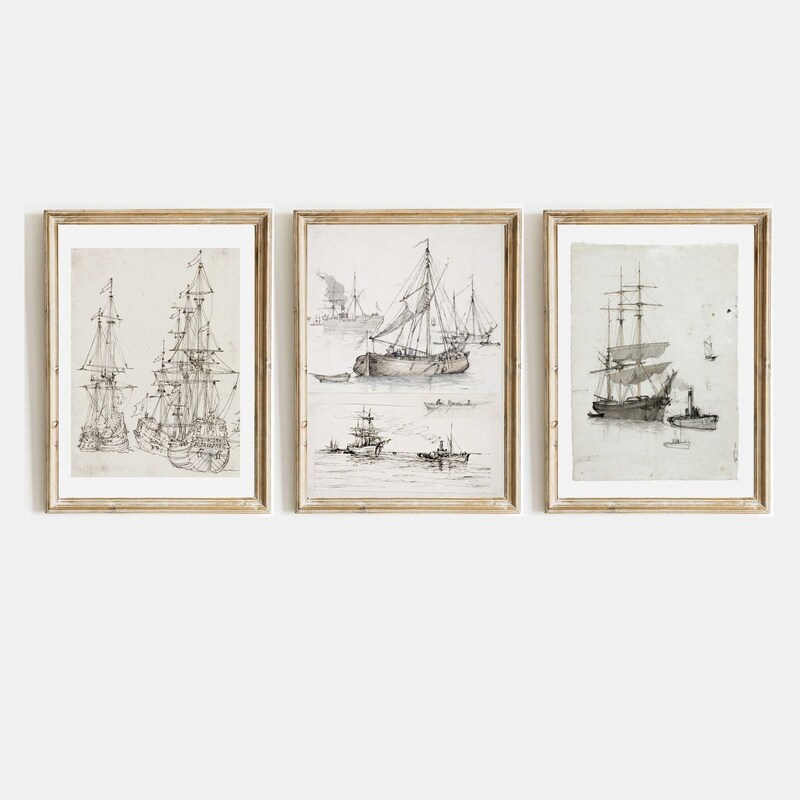 Vintage Boat Prints - Etsy