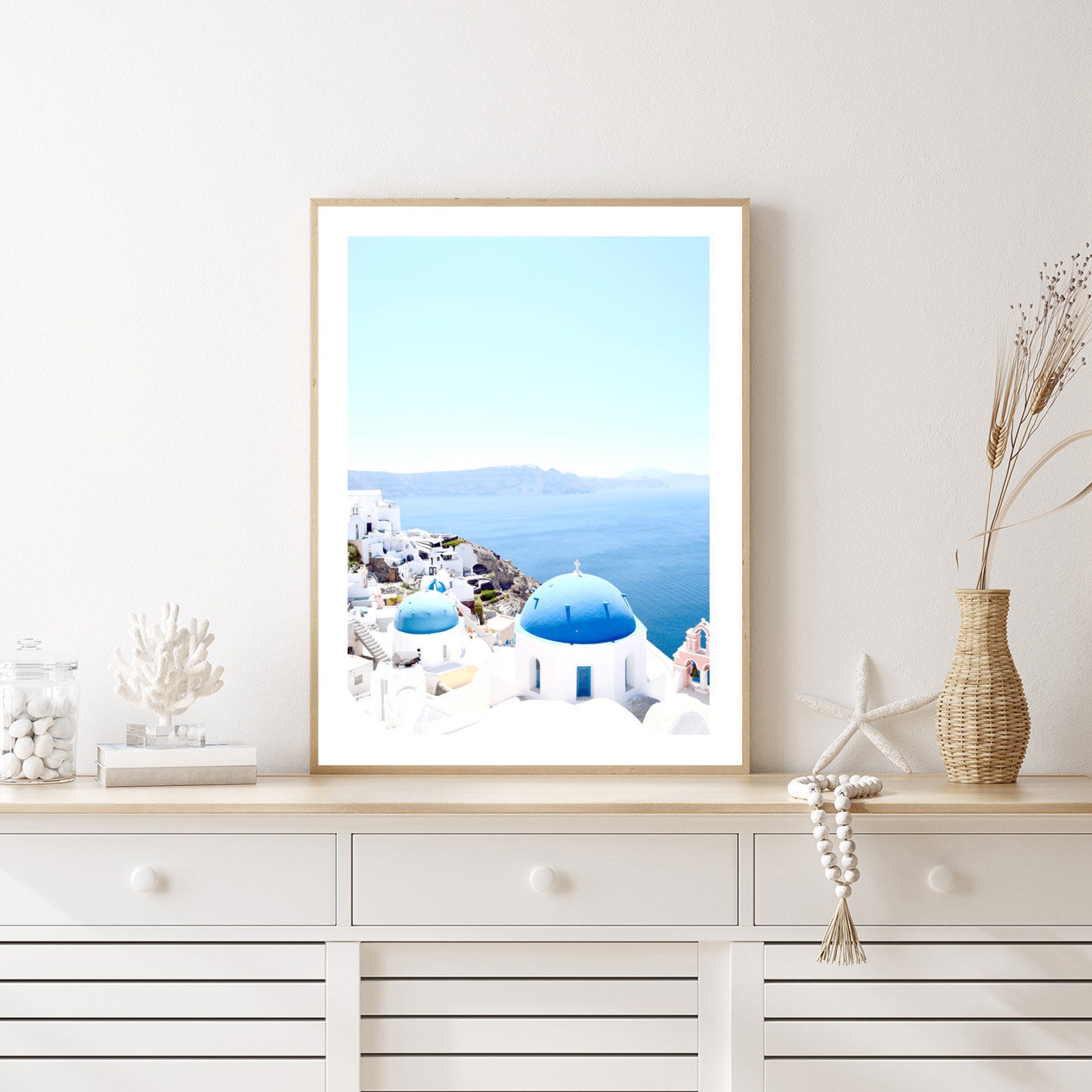 Set of Grece Prints Blue Sea Photography Greece Wall Art - Etsy
