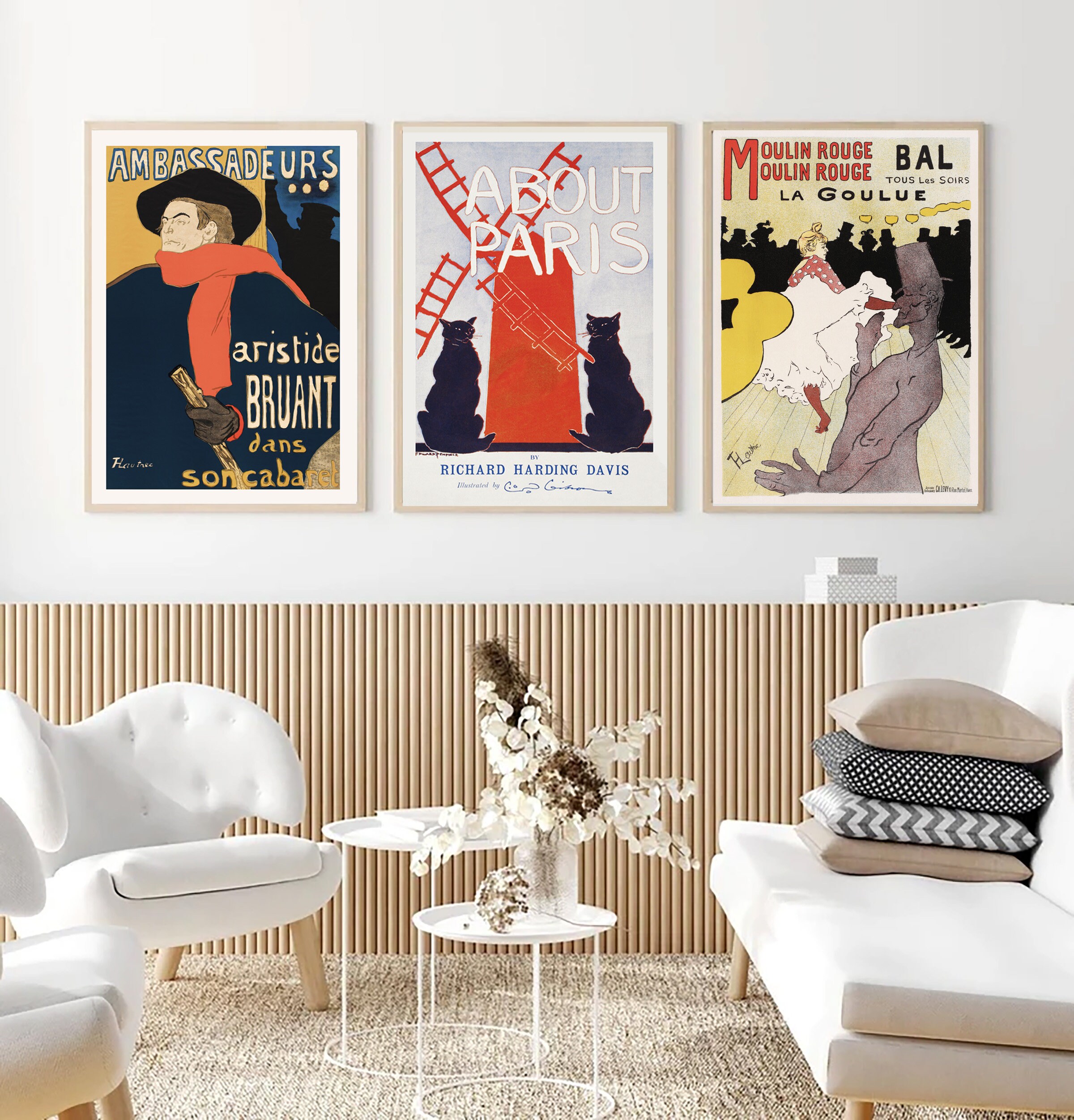 French Theater Poster Show Poster French Poster Moulin - Etsy