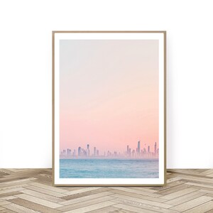 Beach Pink Gallery Wall Set of 6 | Blush Pink Wall Decor Print ...