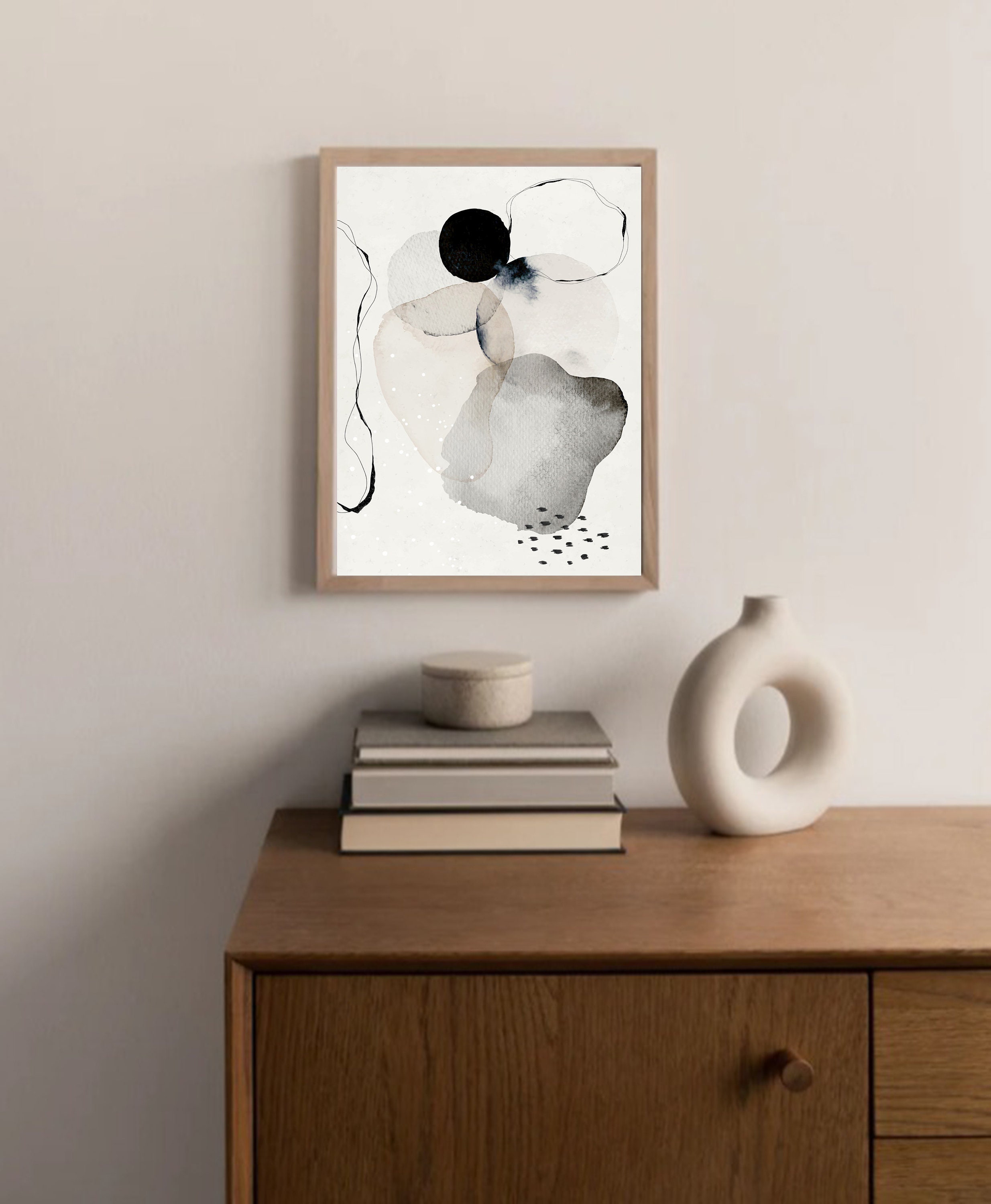 Modern Wall Art Set of 6 Prints Gallery Wall Set Abstract | Etsy